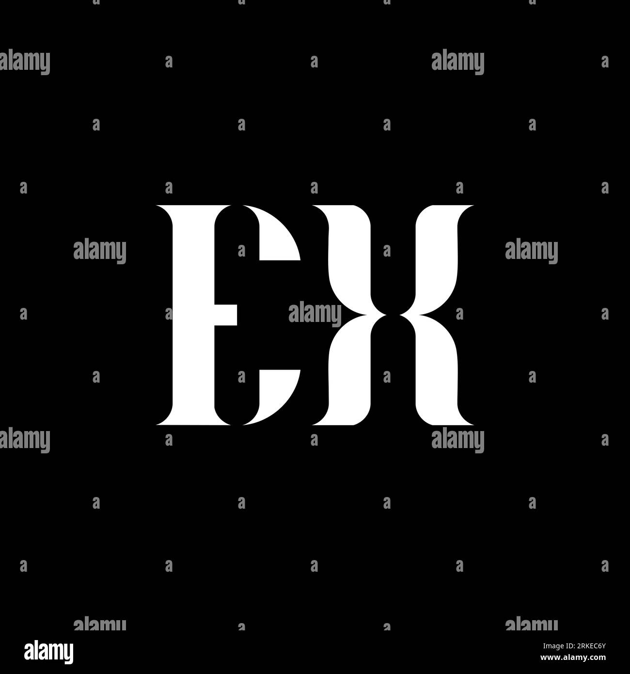 EX E X letter logo design. Initial letter EX uppercase monogram logo ... EX E X letter logo design. Initial letter EX uppercase monogram logo ...