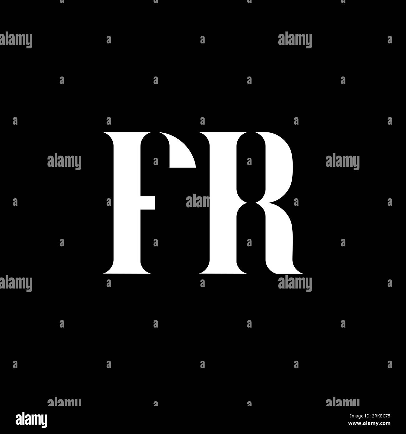 Fr logo Stock Vector Images - Alamy