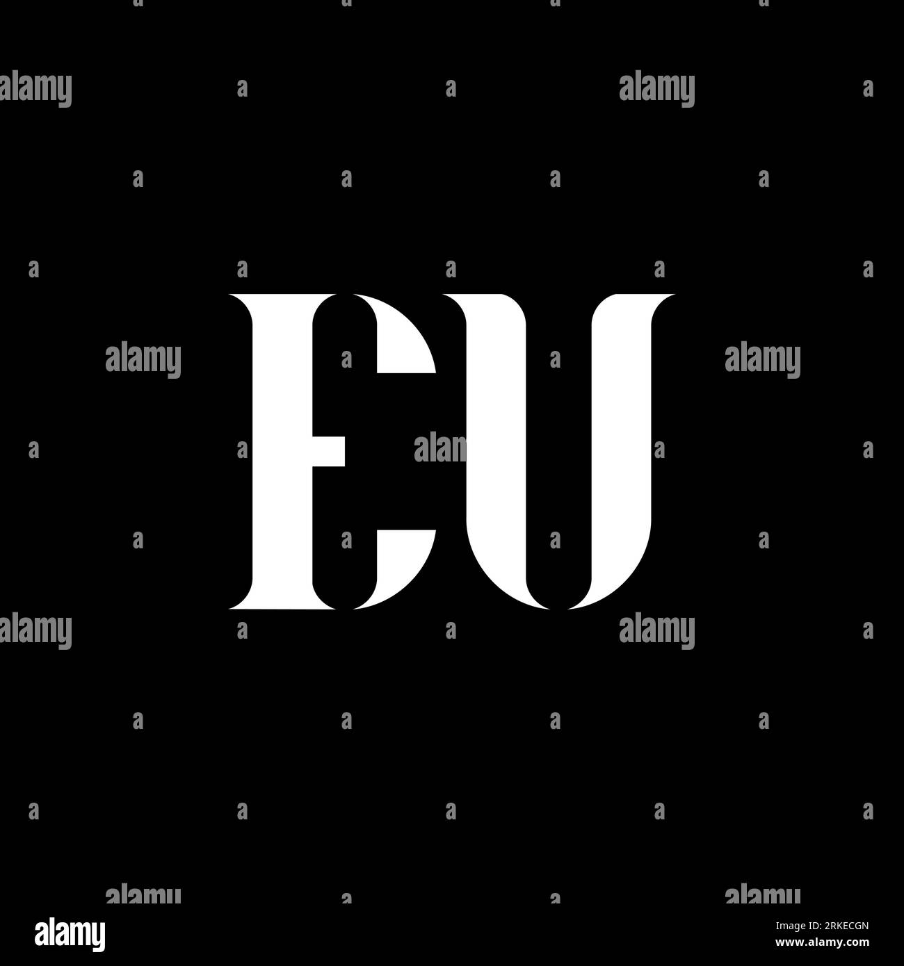 Eu brand logo Black and White Stock Photos & Images - Alamy