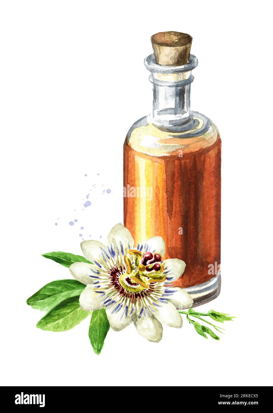 Passiflora, Passion flower cosmetic oil, Sap, tincture, herbal medicine ...