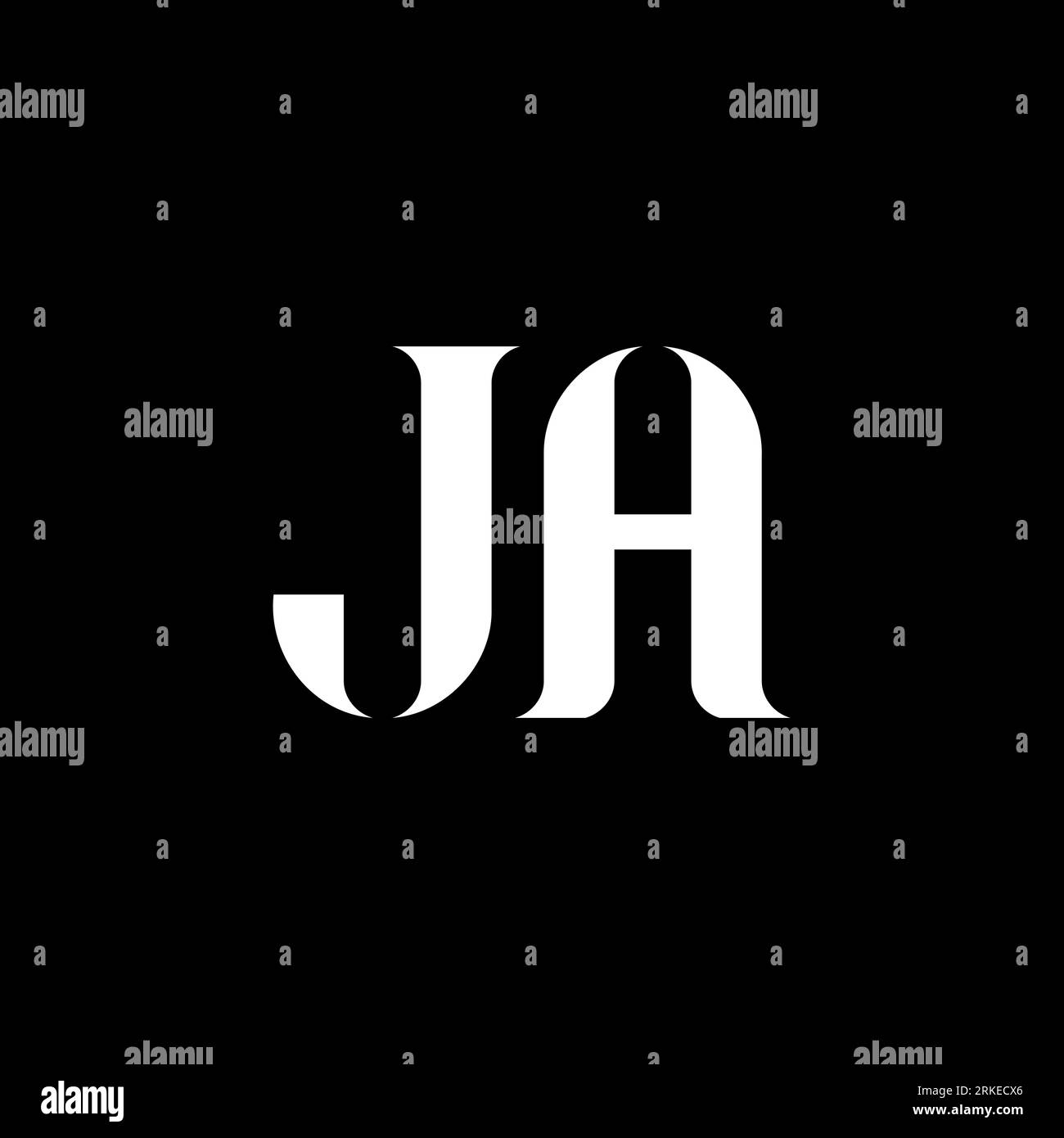 Ja tech logo Stock Vector Images - Alamy