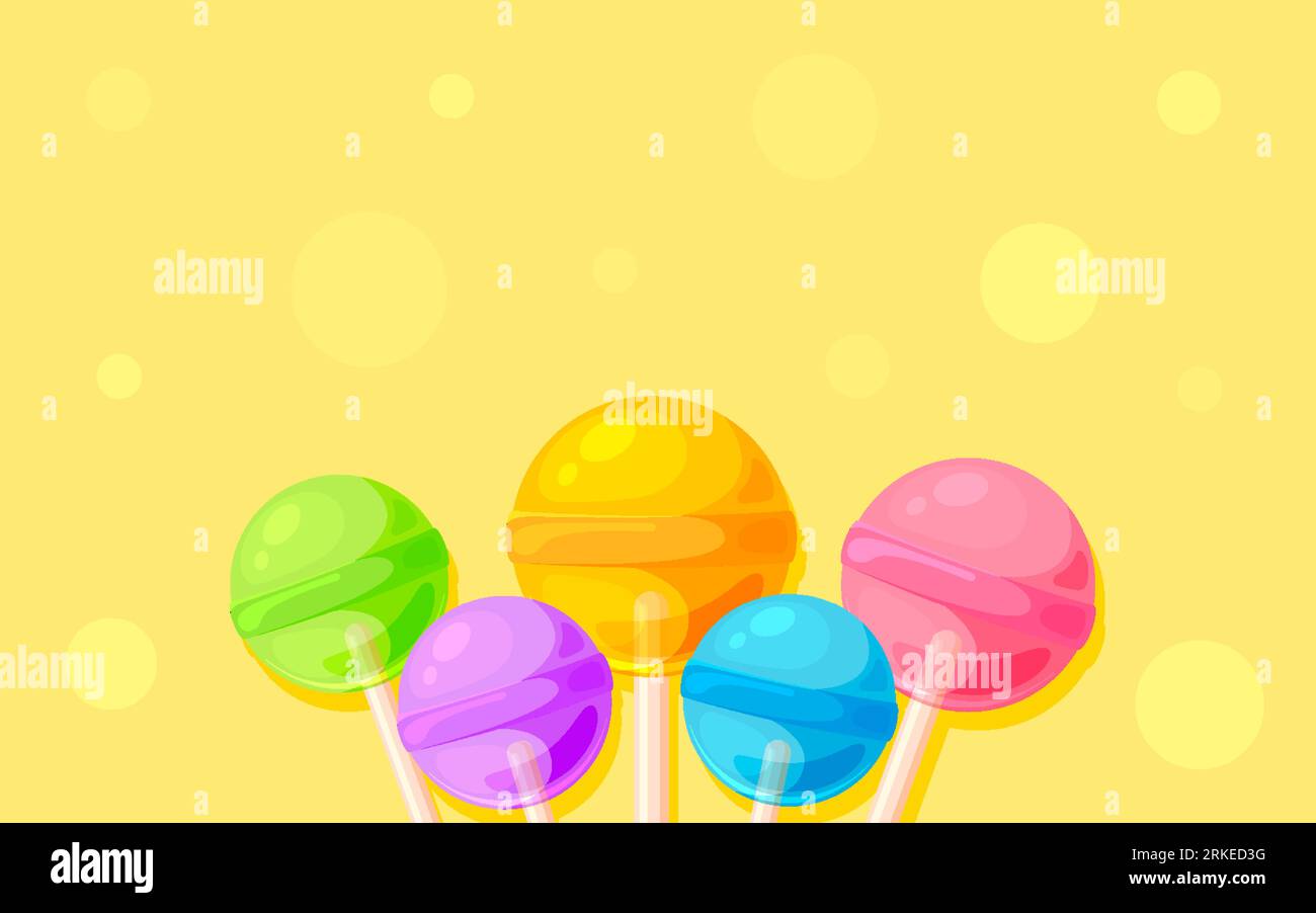 Lollipop advertising Stock Vector Images - Alamy