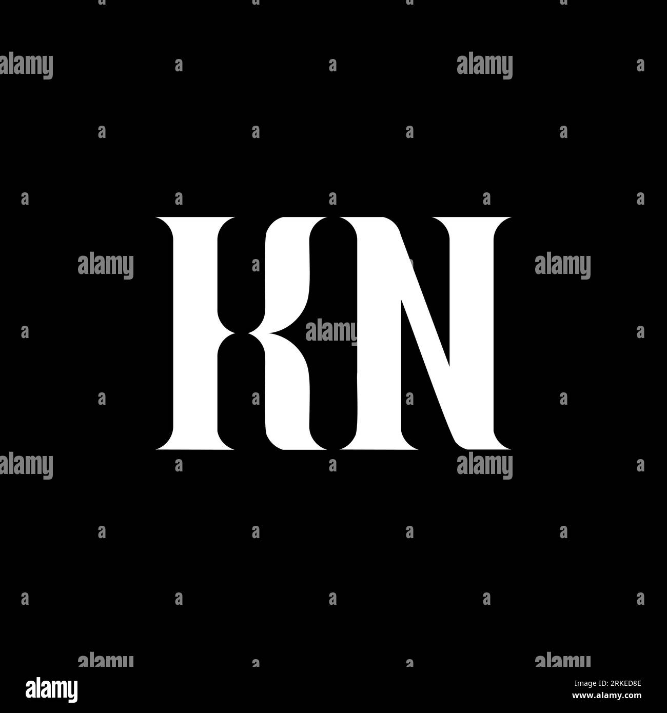 K n logo Black and White Stock Photos & Images - Alamy