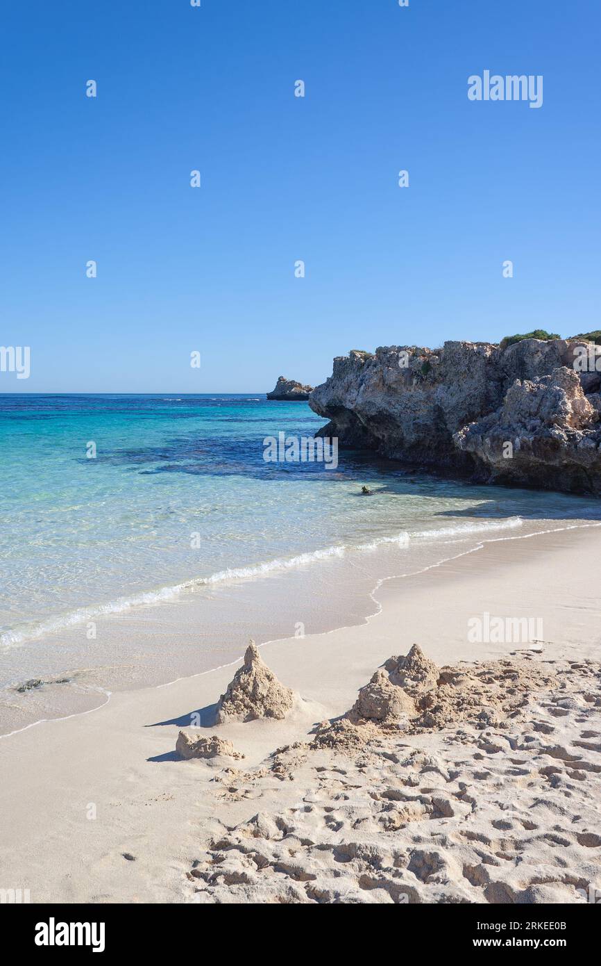 Beautiful sunny day on Rottnest Island, located off Perth City, Western ...