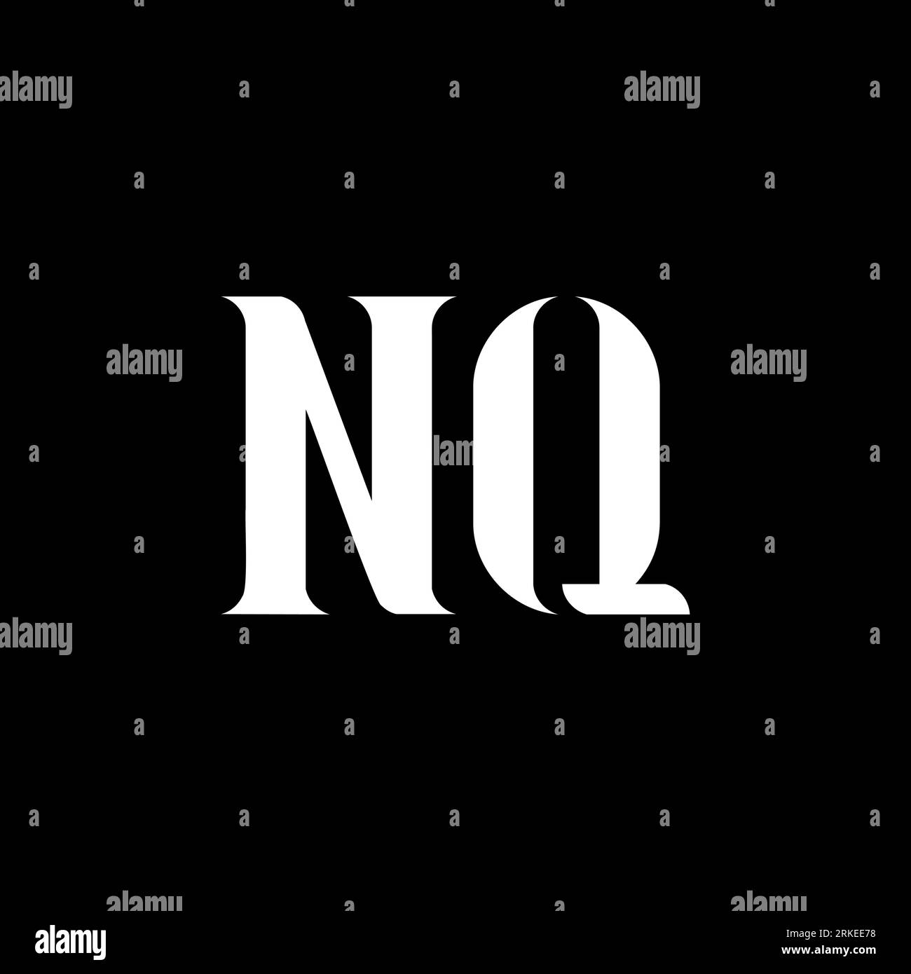 Initial q and n Black and White Stock Photos & Images - Alamy