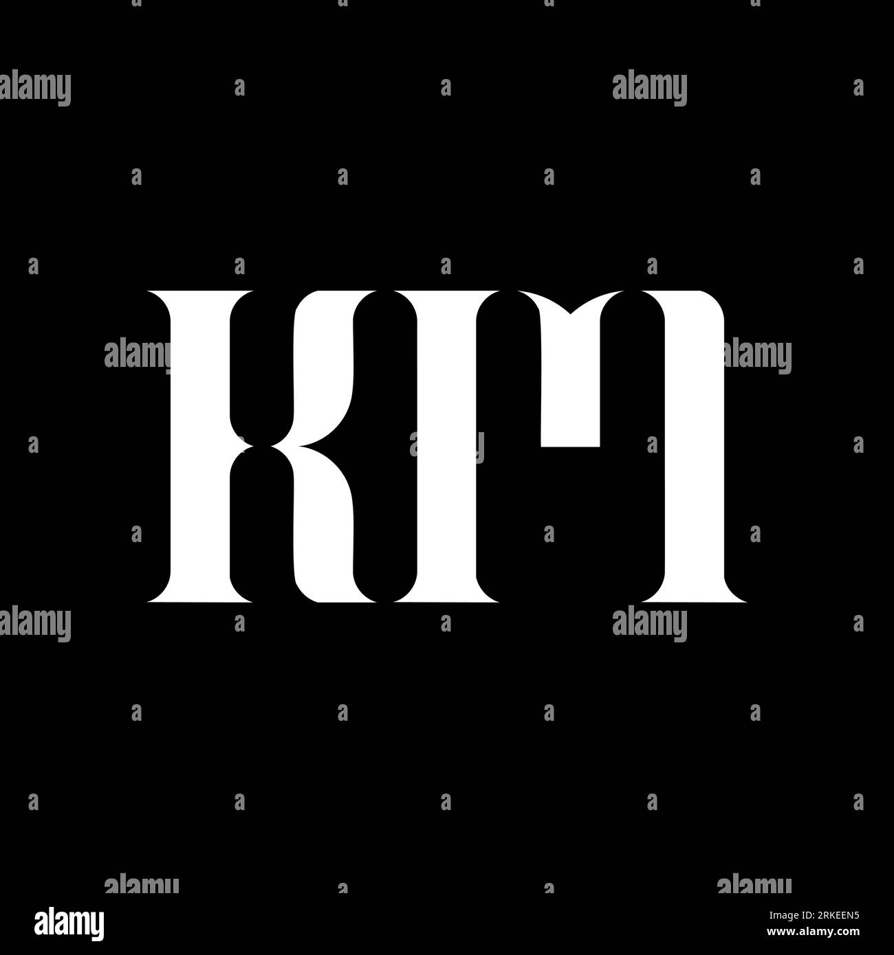 K m logo Stock Vector Images - Alamy