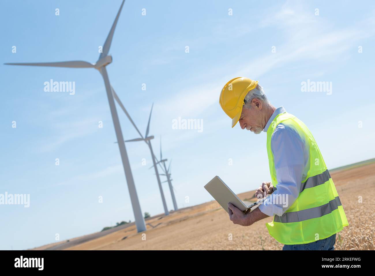 Wind turbine inspection hi-res stock photography and images - Alamy