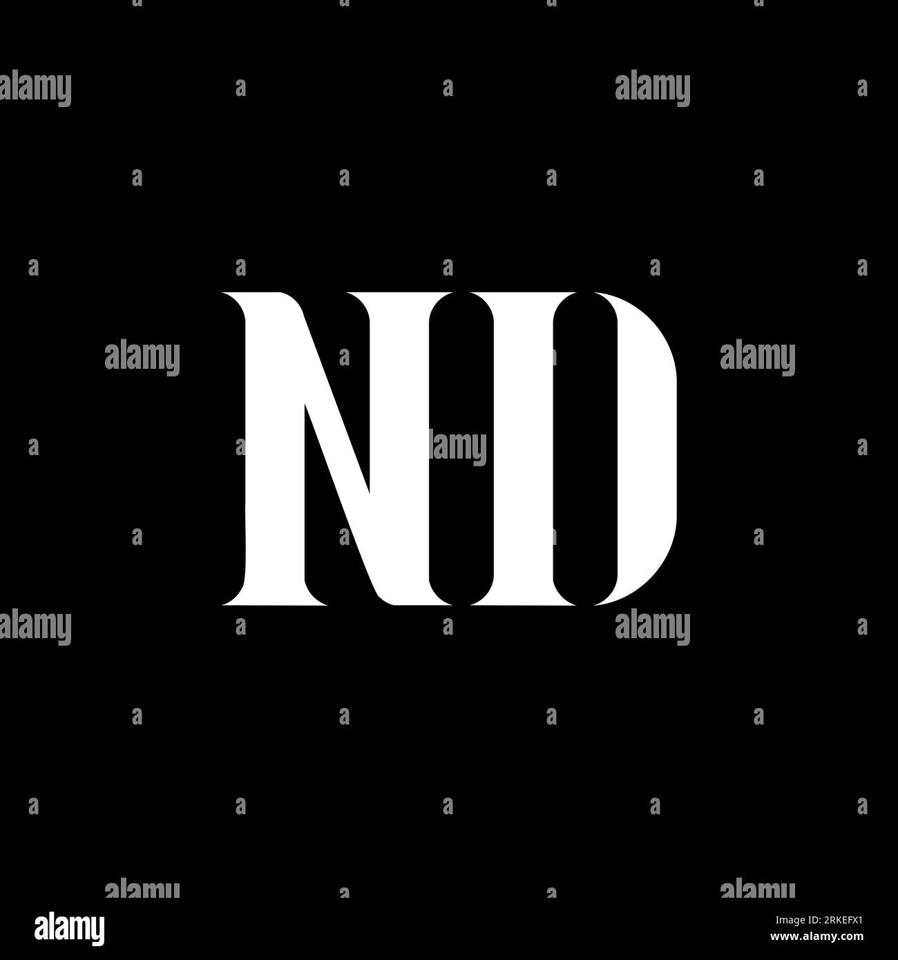 Letter n and d Stock Vector Images - Alamy