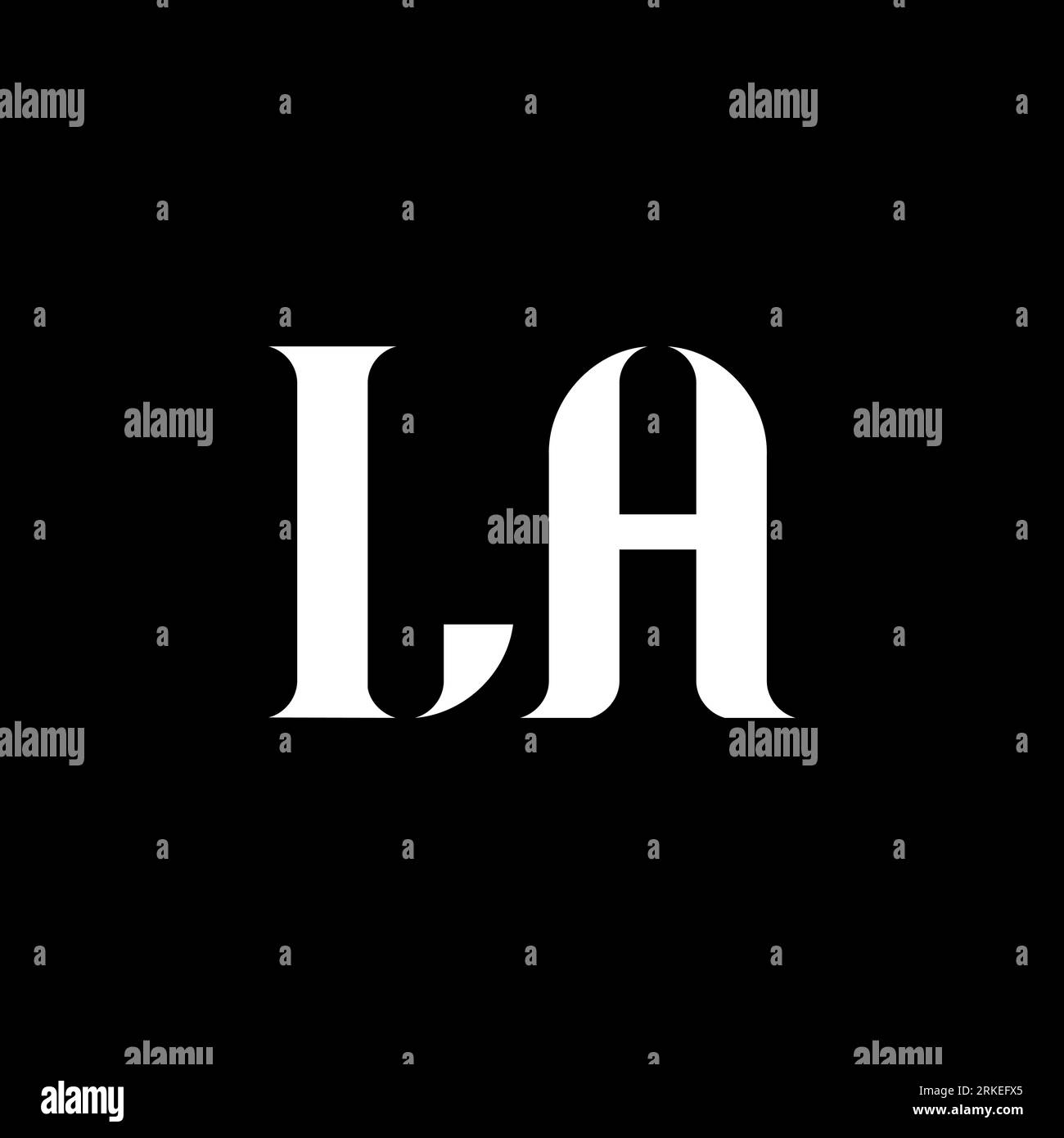 LA L A letter logo design. Initial letter LA uppercase monogram logo ... LA L A letter logo design. Initial letter LA uppercase monogram logo ...
