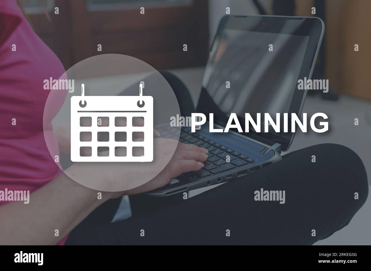 Planning concept illustrated by a picture on background Stock Photo - Alamy