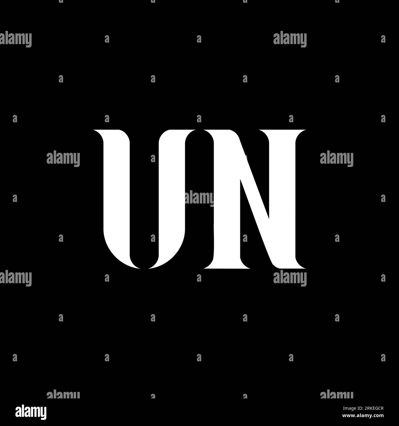 UN U N letter logo design. Initial letter UN linked circle uppercase ... UN U N letter logo design. Initial letter UN linked circle uppercase ...