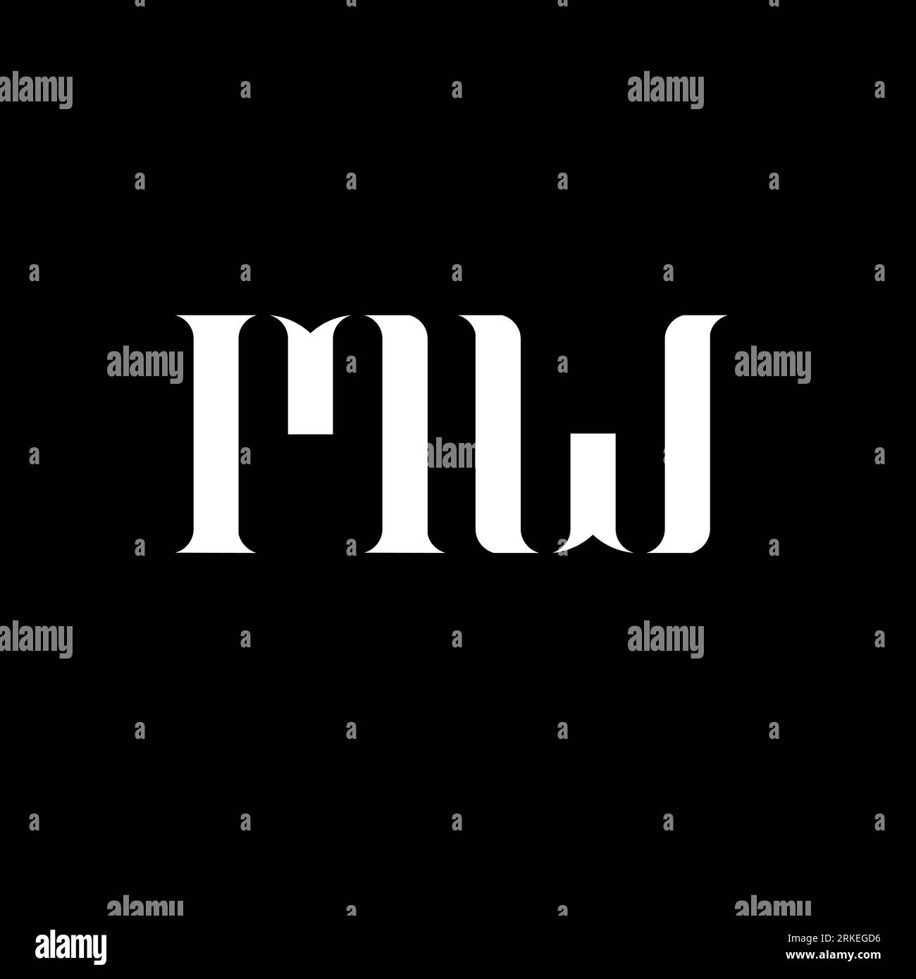 M w letter hi-res stock photography and images - Alamy
