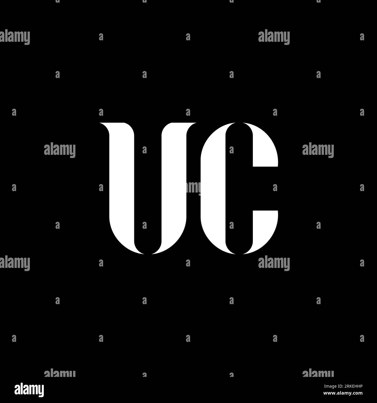 Letter c u u vector Black and White Stock Photos & Images - Alamy