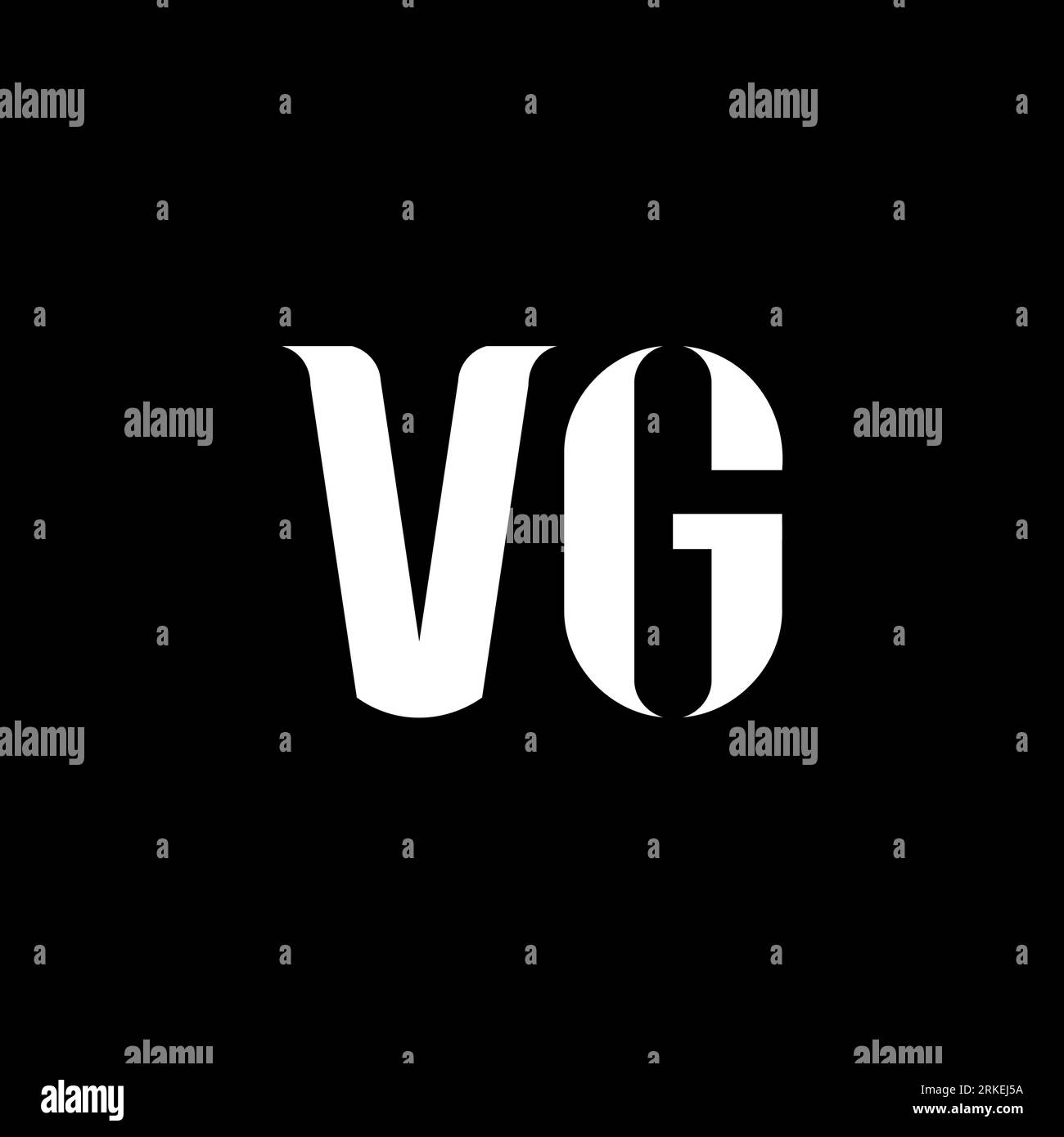 Initial g and v Stock Vector Images - Alamy