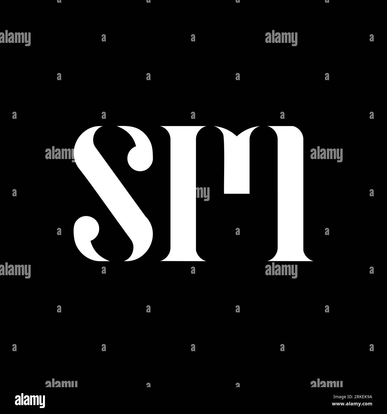 Sm logo Black and White Stock Photos & Images - Alamy