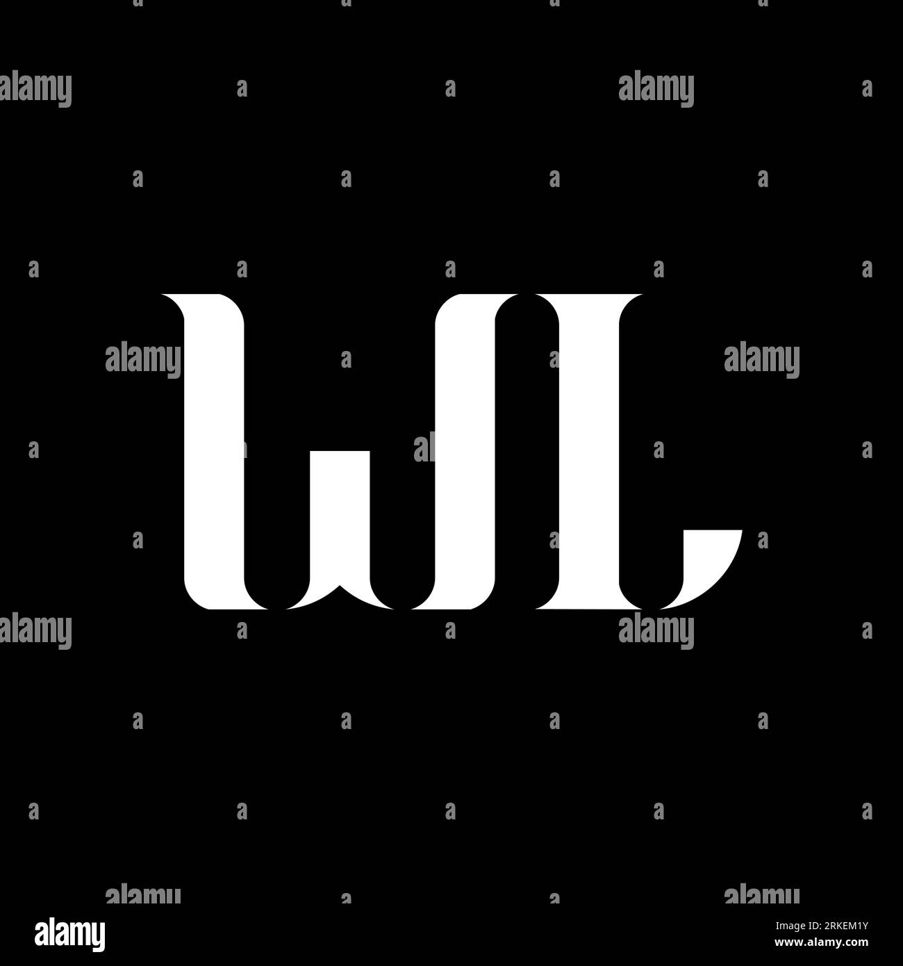 WL W L letter logo design. Initial letter WL linked circle uppercase ... WL W L letter logo design. Initial letter WL linked circle uppercase ...