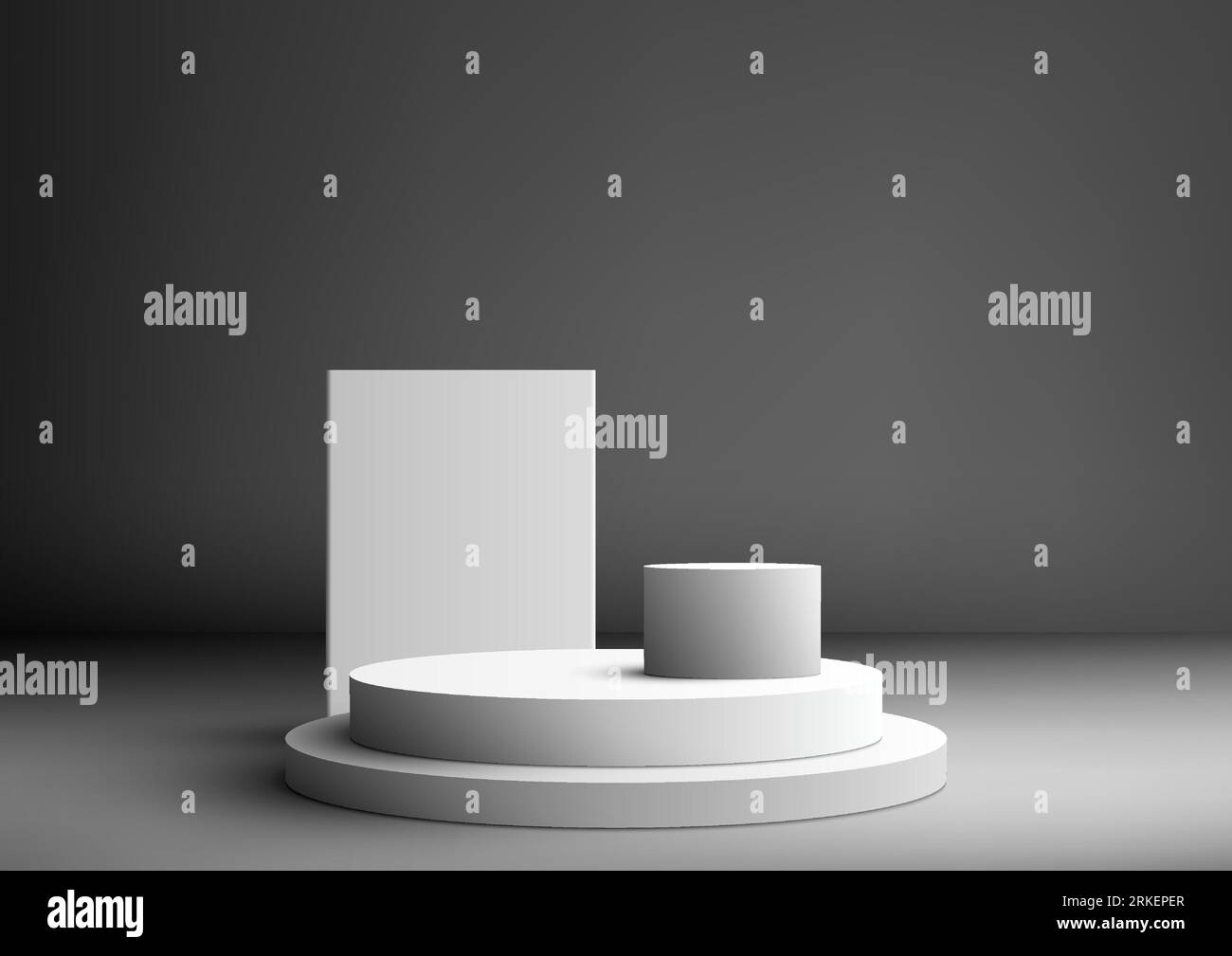 Empty luxury room gray Stock Vector Images - Alamy