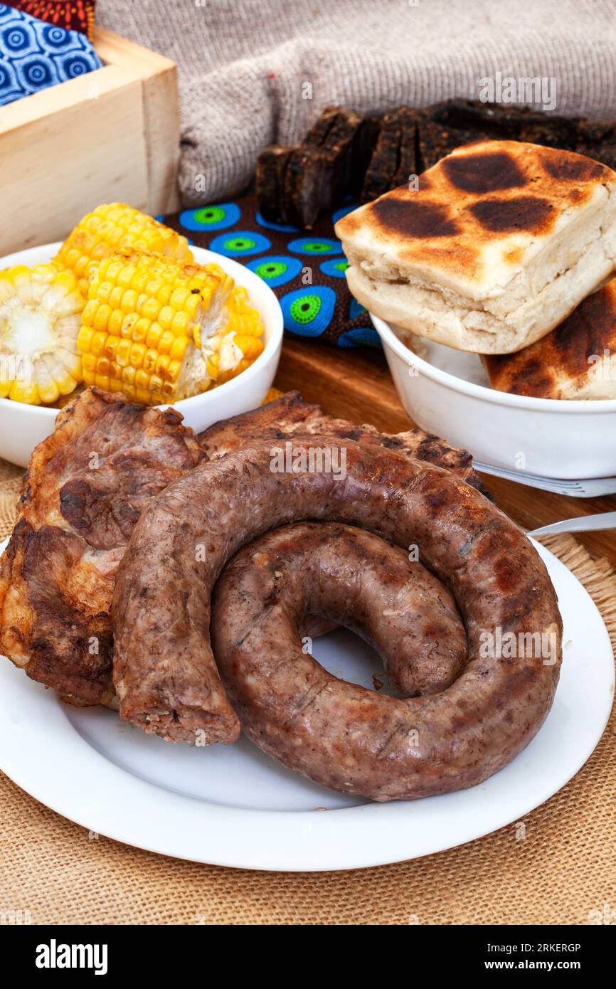 South African Braai Day or Heritage Day. Celebrating traditional braai ...