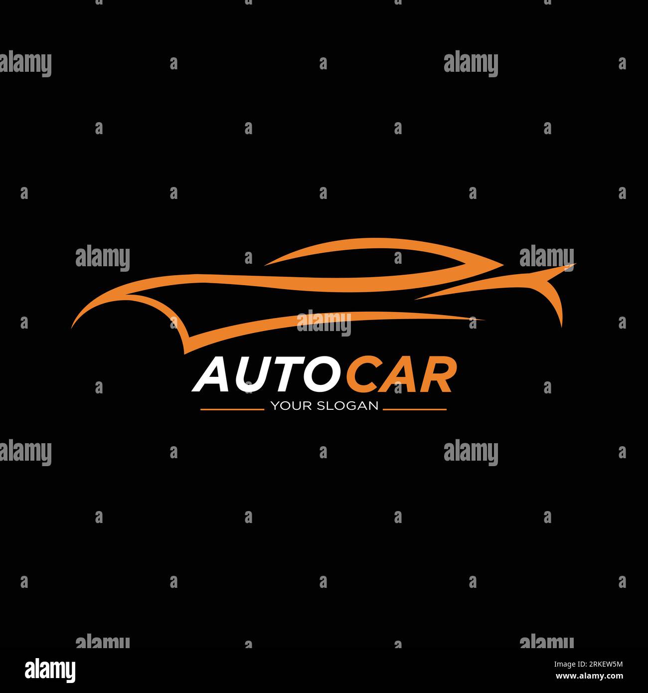 Luxury sports car logo Stock Vector Images - Alamy