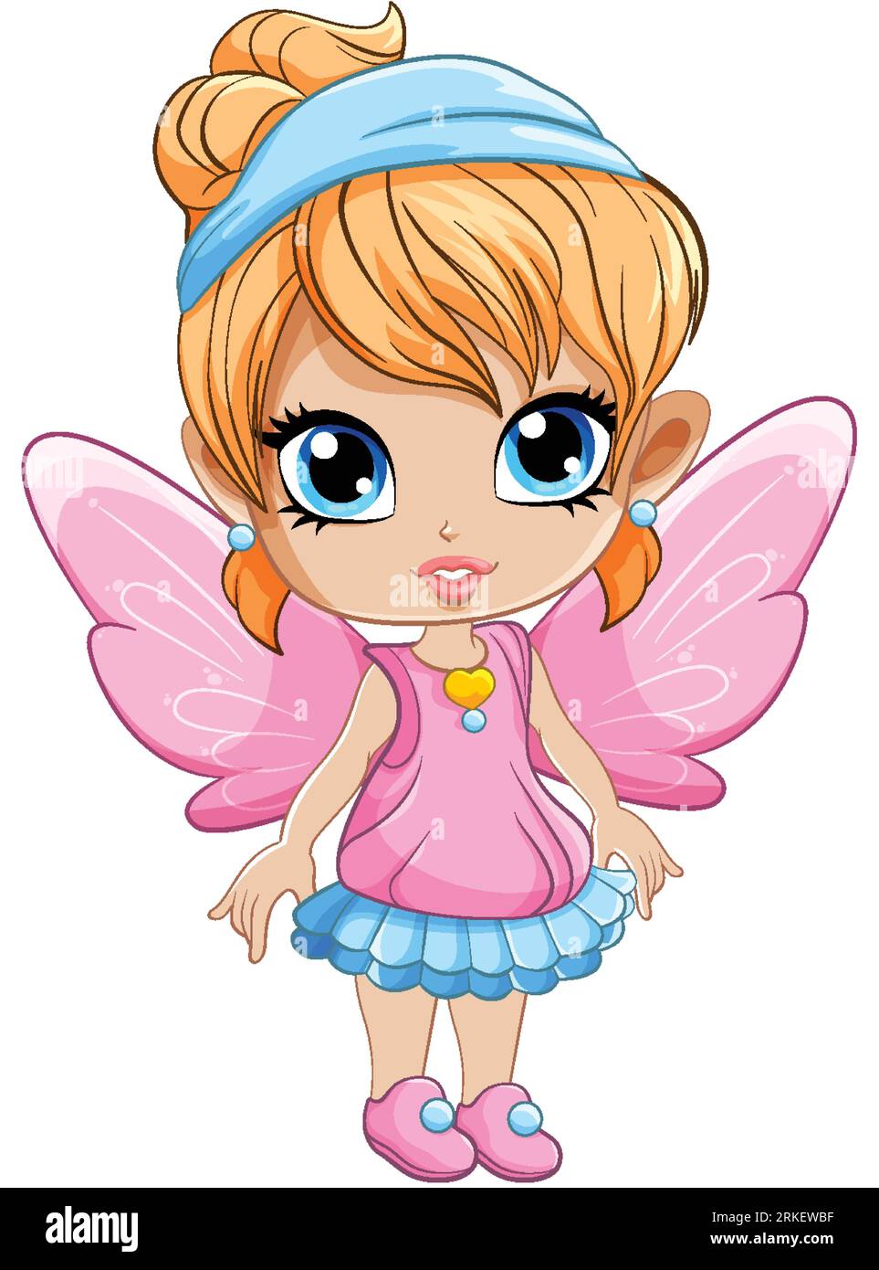 Fairy with wings illustration hi-res stock photography and images - Alamy