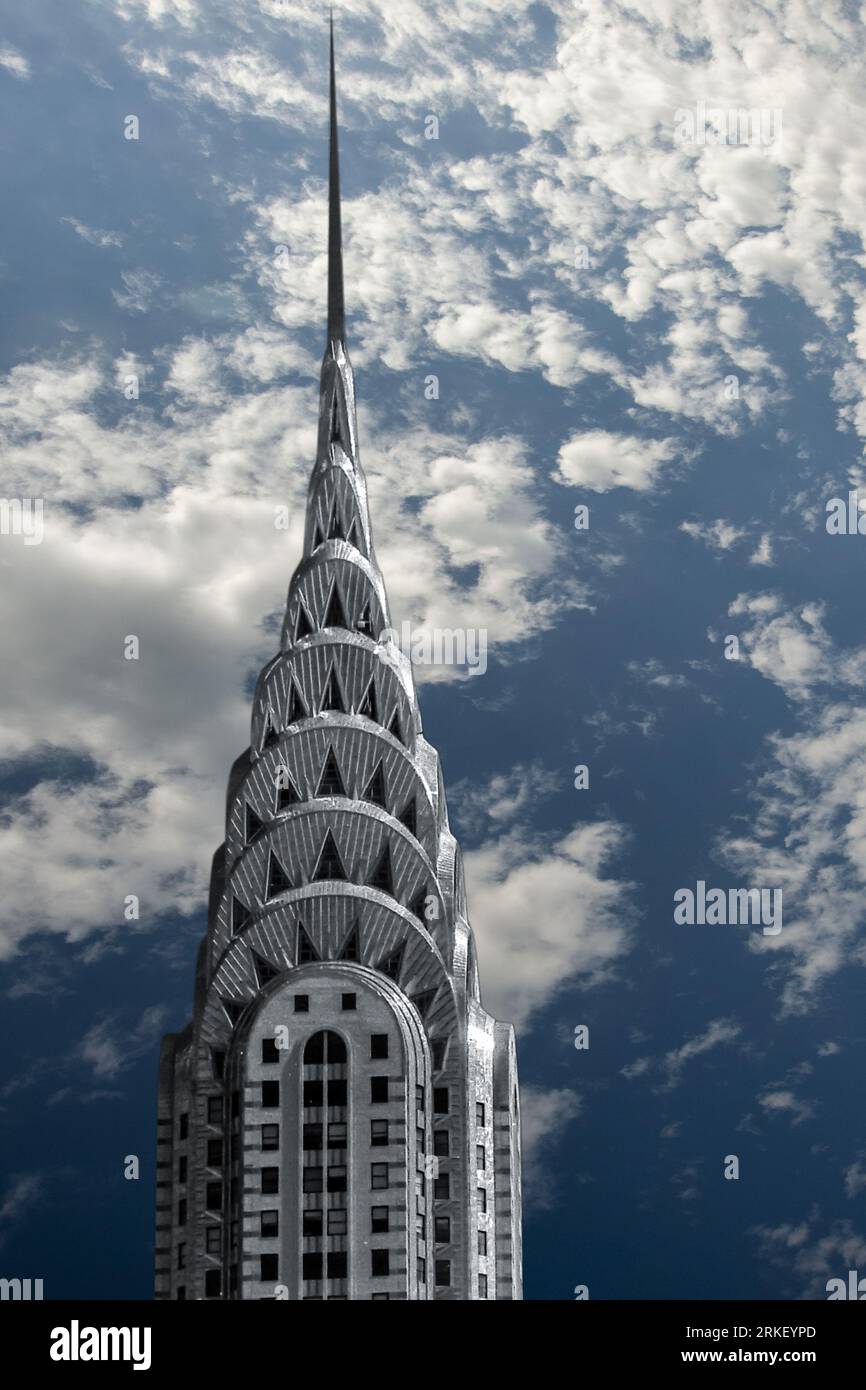 New York, United States of America, USA - September 07, 2001: Chrysler ...