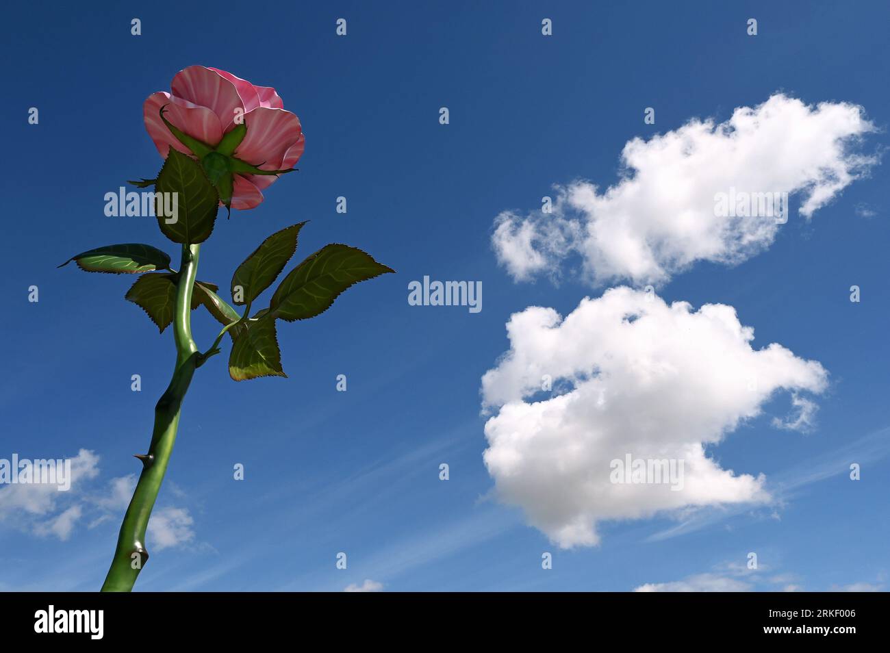 Isa Genzken's sculpture Rose in front of the New National Gallery ...