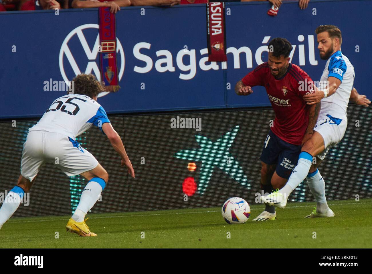 Pamplona, Spain. 24th Aug, 2023. Sports. Football/Soccer.Maxim De ...