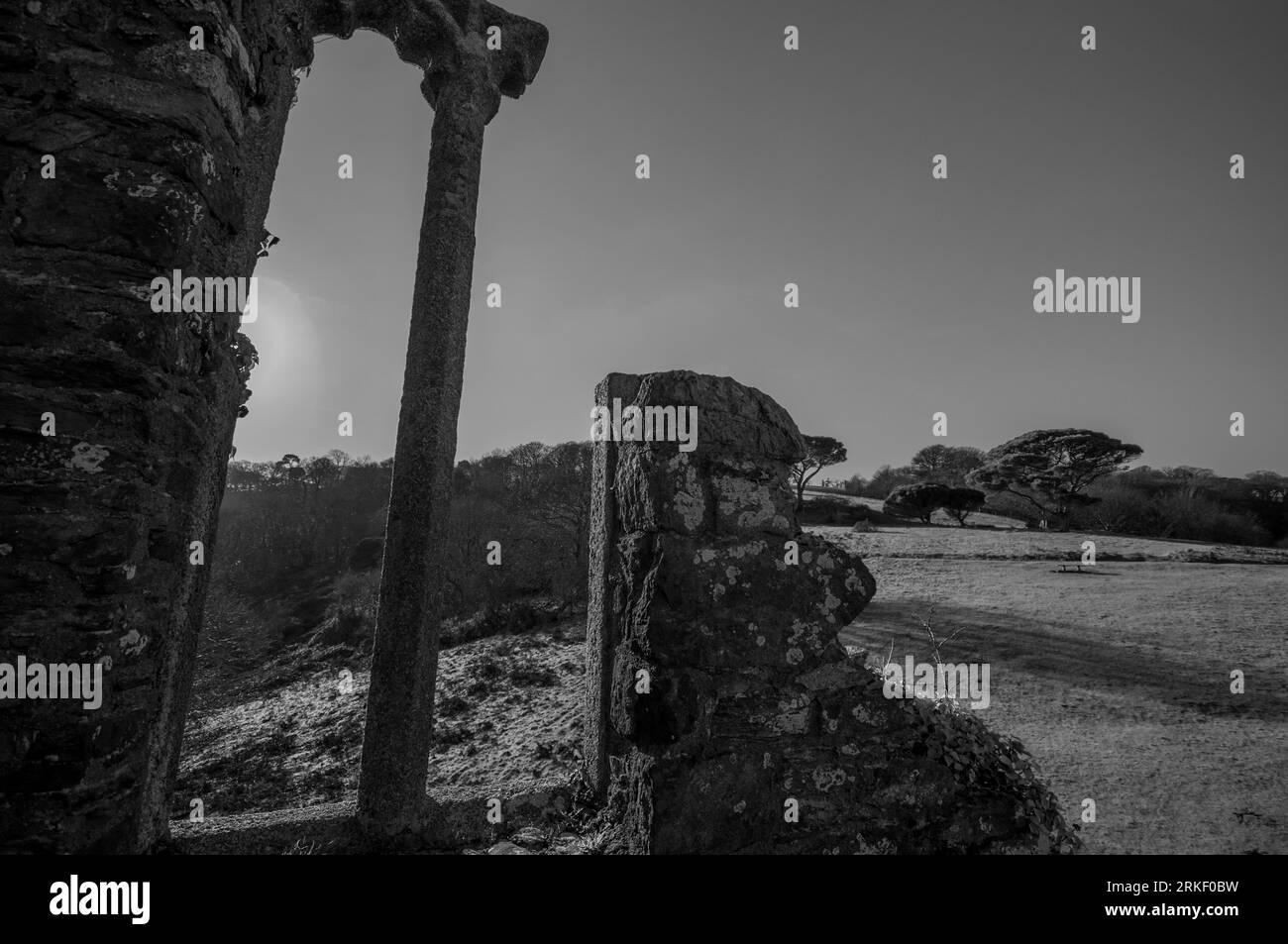 Folly at Mount Edgecombe, Cornwall Stock Photo - Alamy
