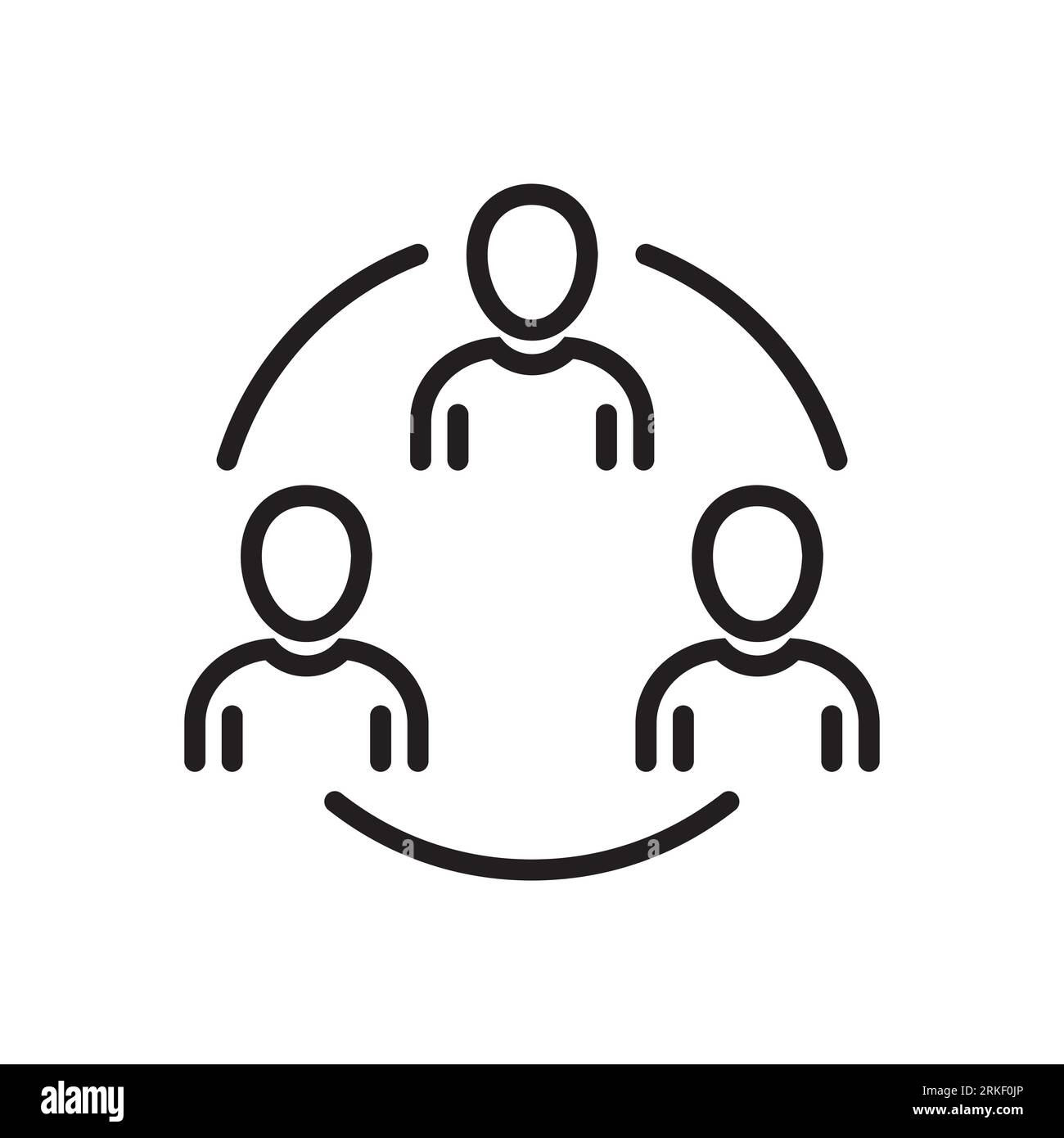 People icon vector isolated on a white background Stock Vector Image ...