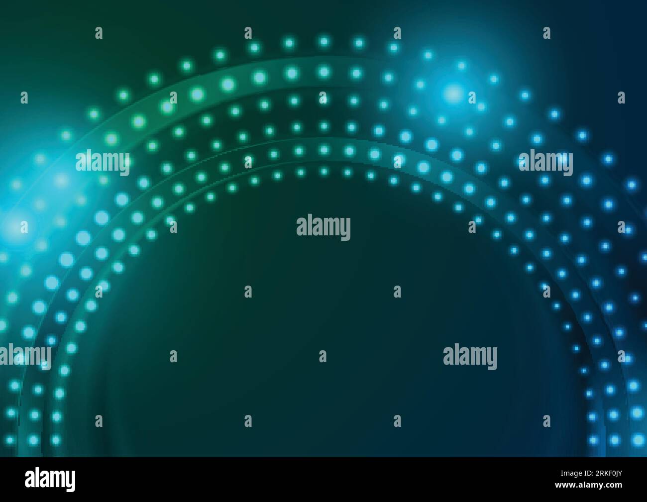 Neon led lights abstract circle tech background. Futuristic glowing vector design Stock Vector ...