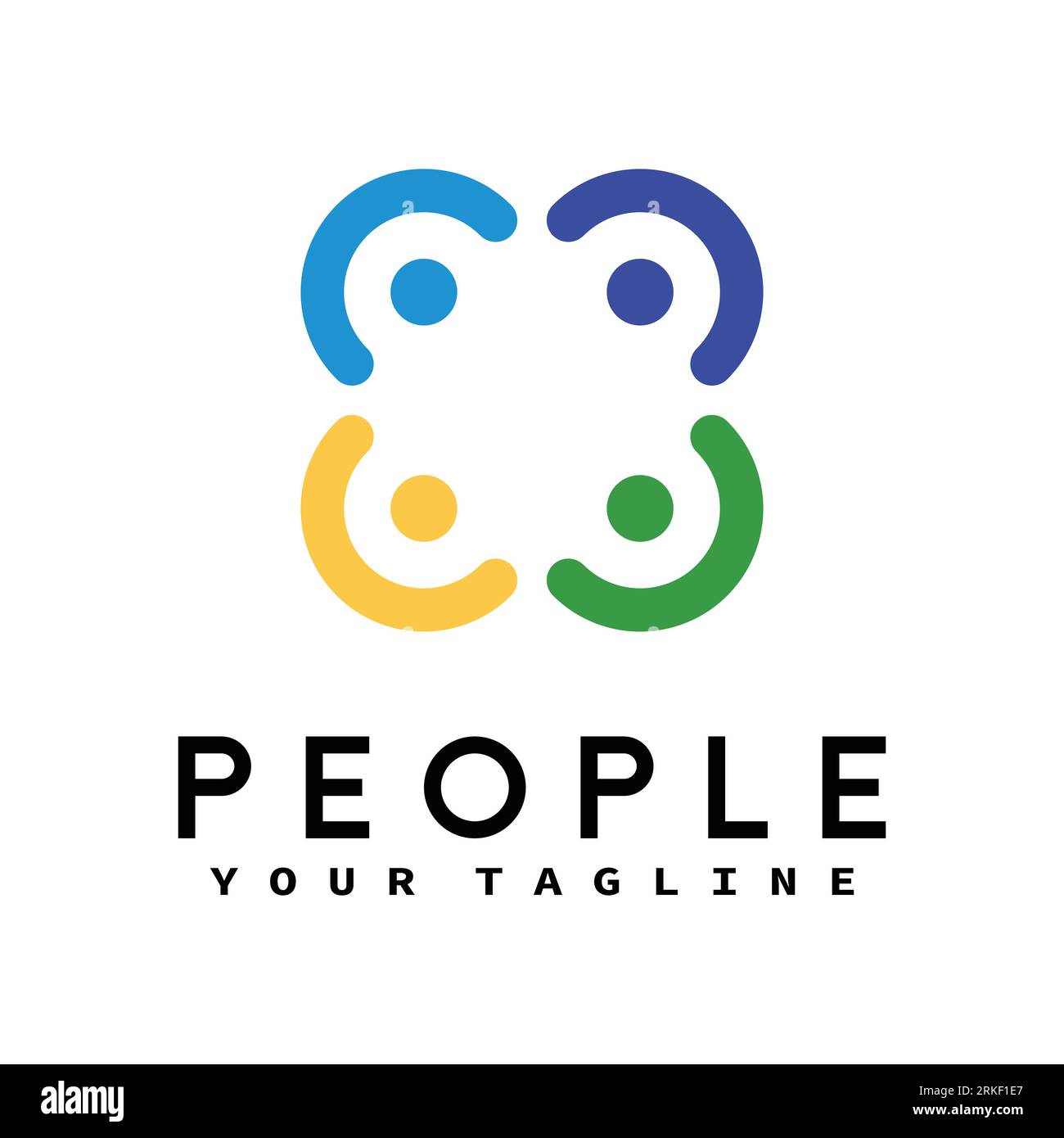 People Care Logo With Plus Symbol Stock Vector Image & Art - Alamy