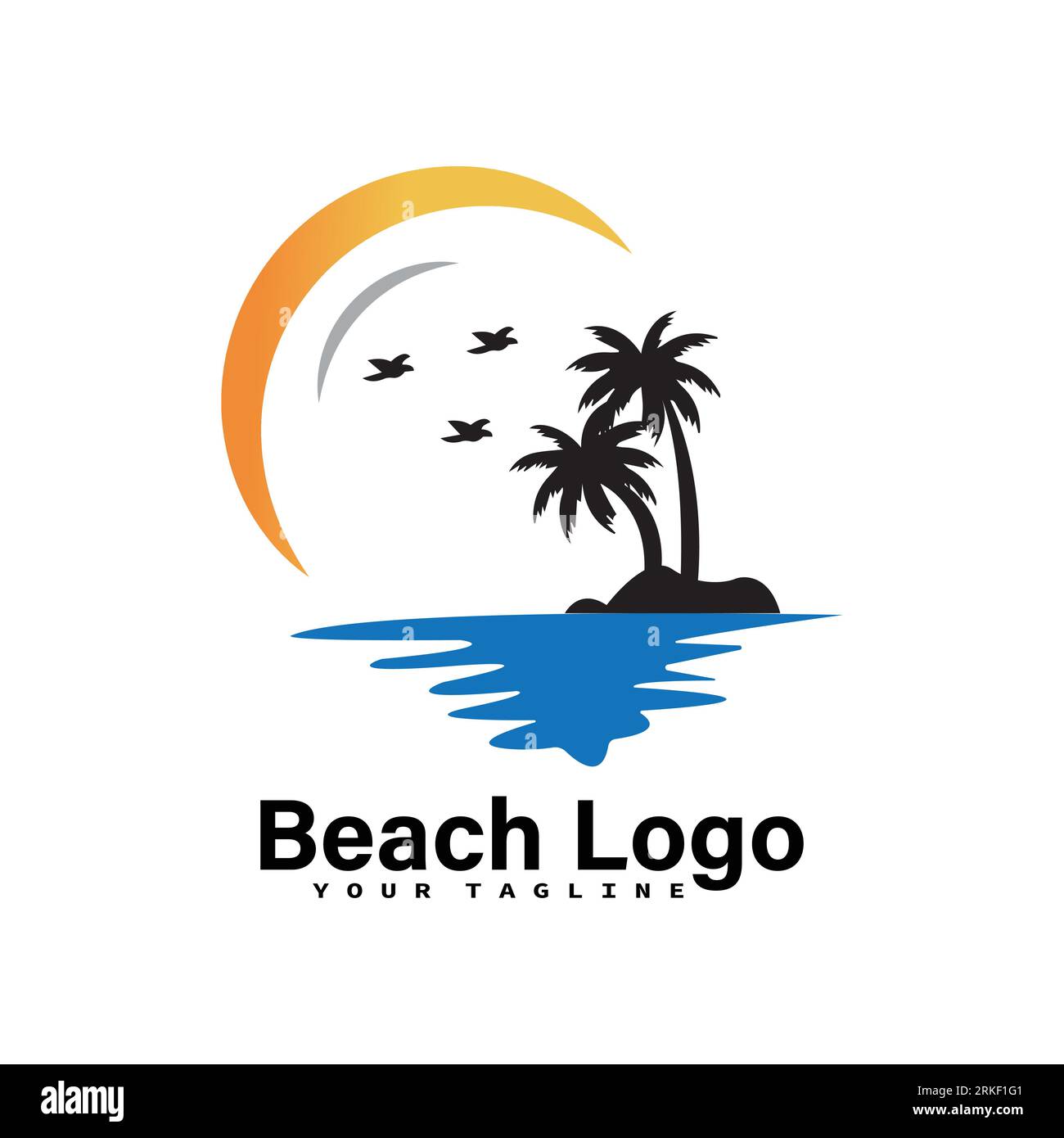 Vintage retro resort caribbean Stock Vector Images - Alamy