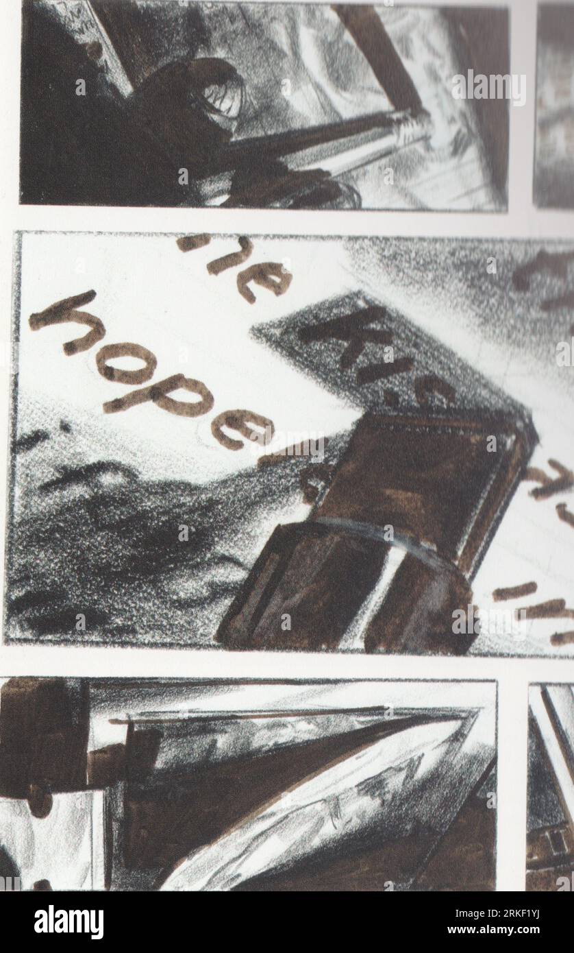 Seven (New Line, 1995). Concept Art Credit Sequence Kyle Cooper Stock ...