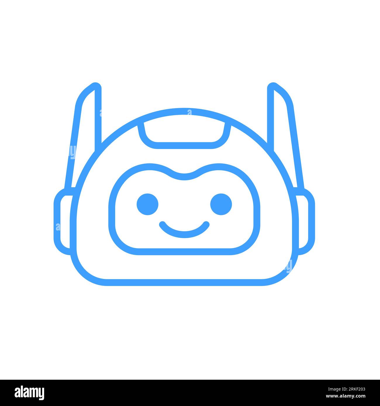 Robot icon robotic chatbot avatar hi-res stock photography and images ...