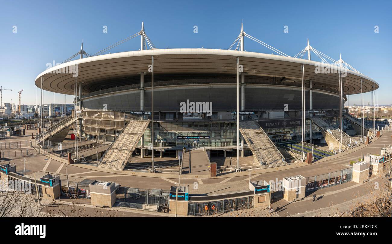 Paris, France - 08 17 2023: Paris 2024 new Olympic infrastructure ...