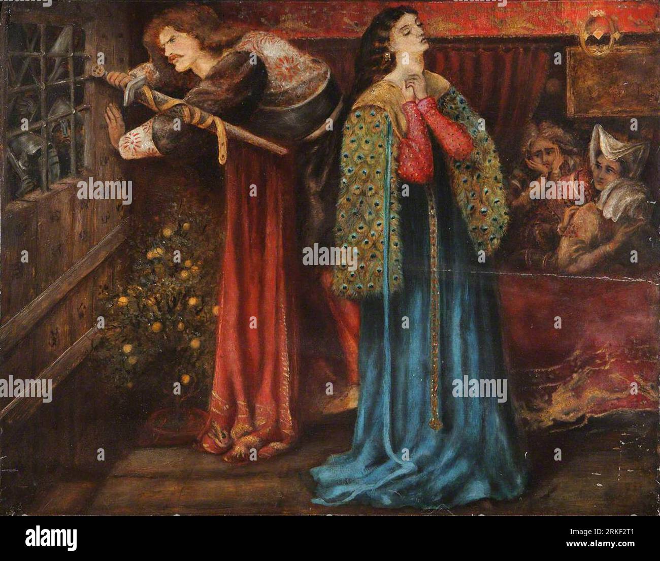 Sir Launcelot in the Queen's Chamber between circa 1896 and circa 1898 ...