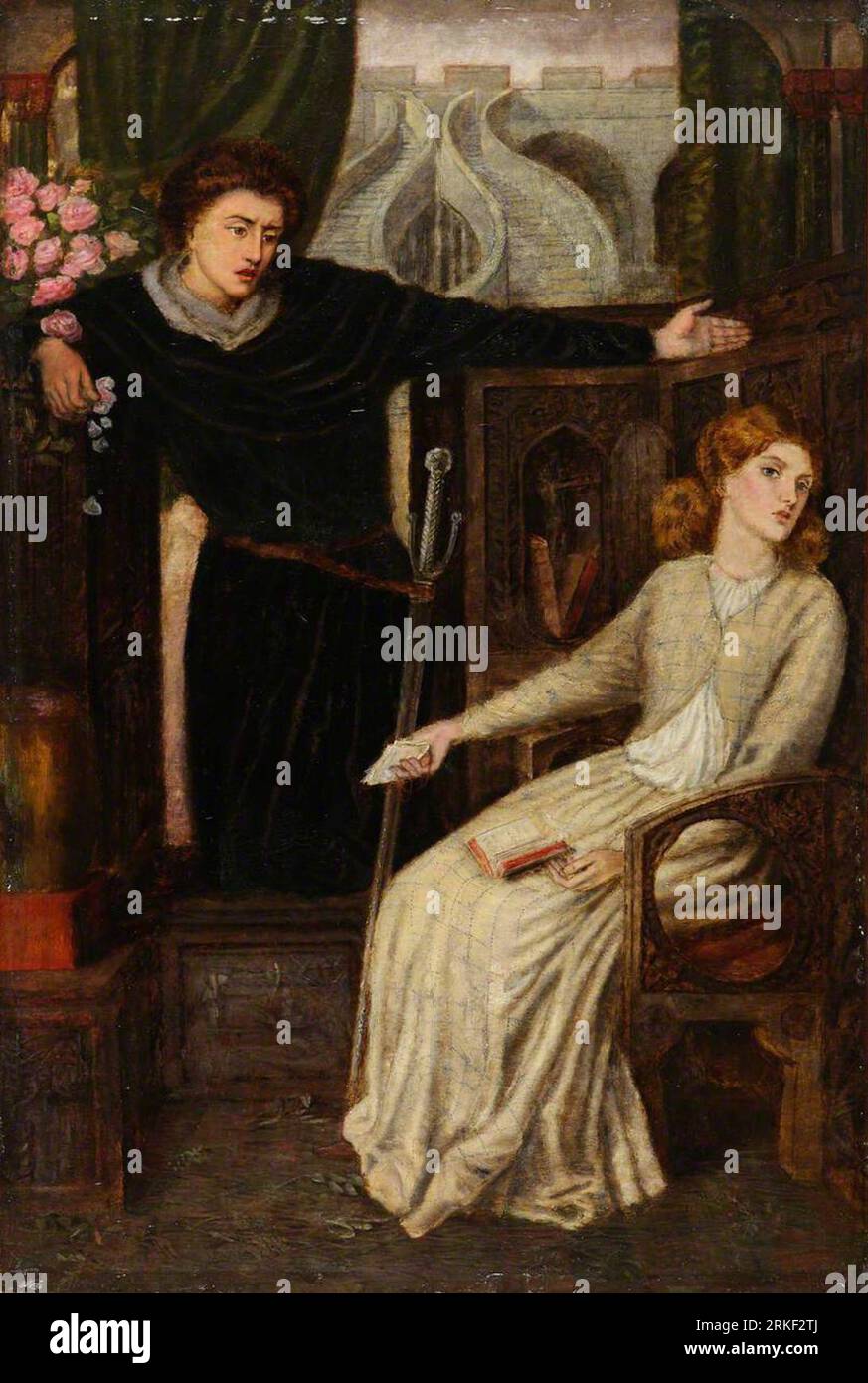 The Theodore Watts-Dunton Cabinet: Hamlet and Ophelia 1896 by Henry ...