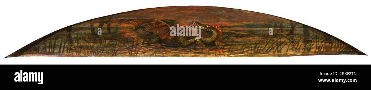 The Theodore Watts-Dunton Cabinet: The Dragon 1896 by Henry Treffry ...