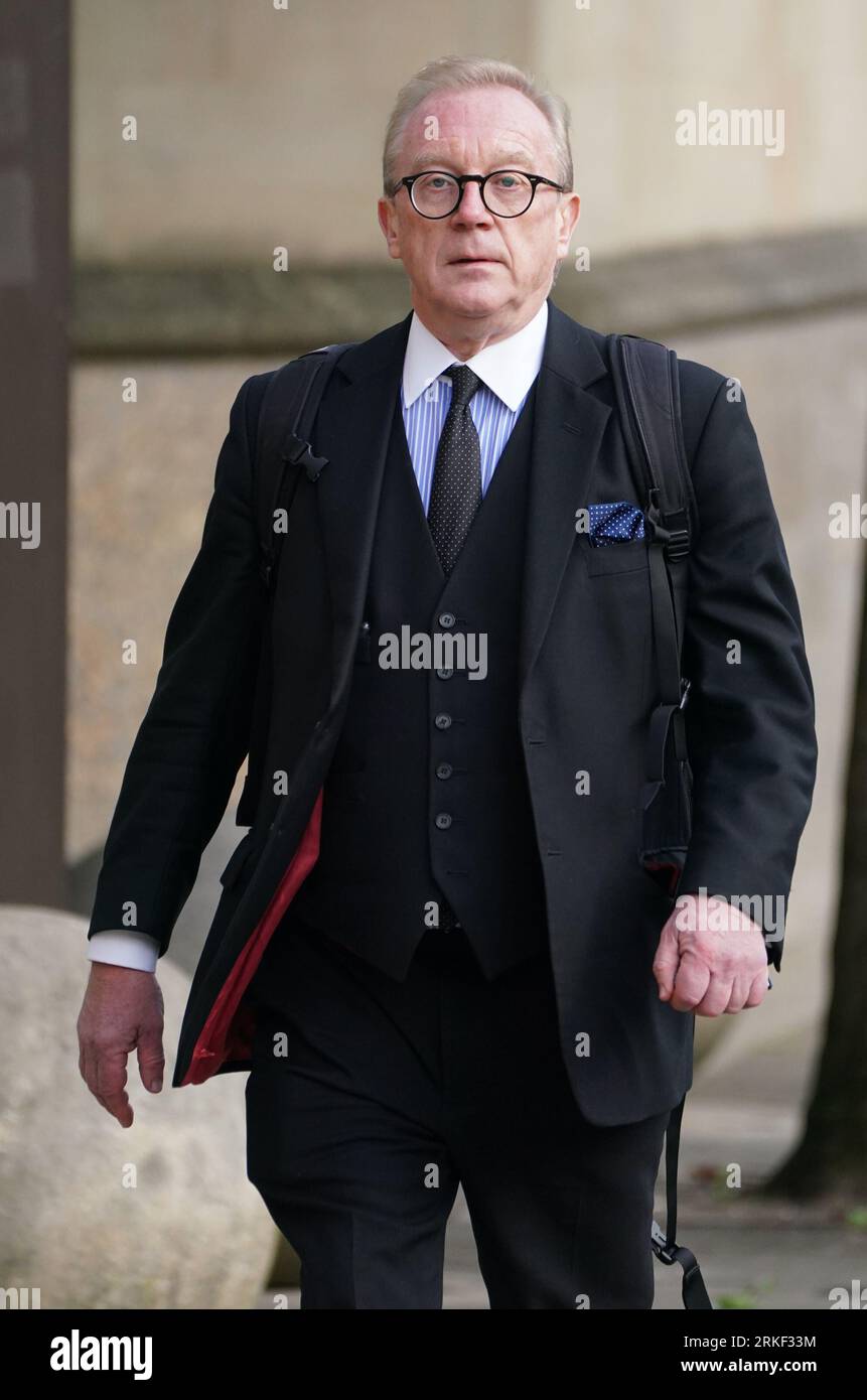 Advocate depute Alex Prentice KC arrives at the High Court, Glasgow ...
