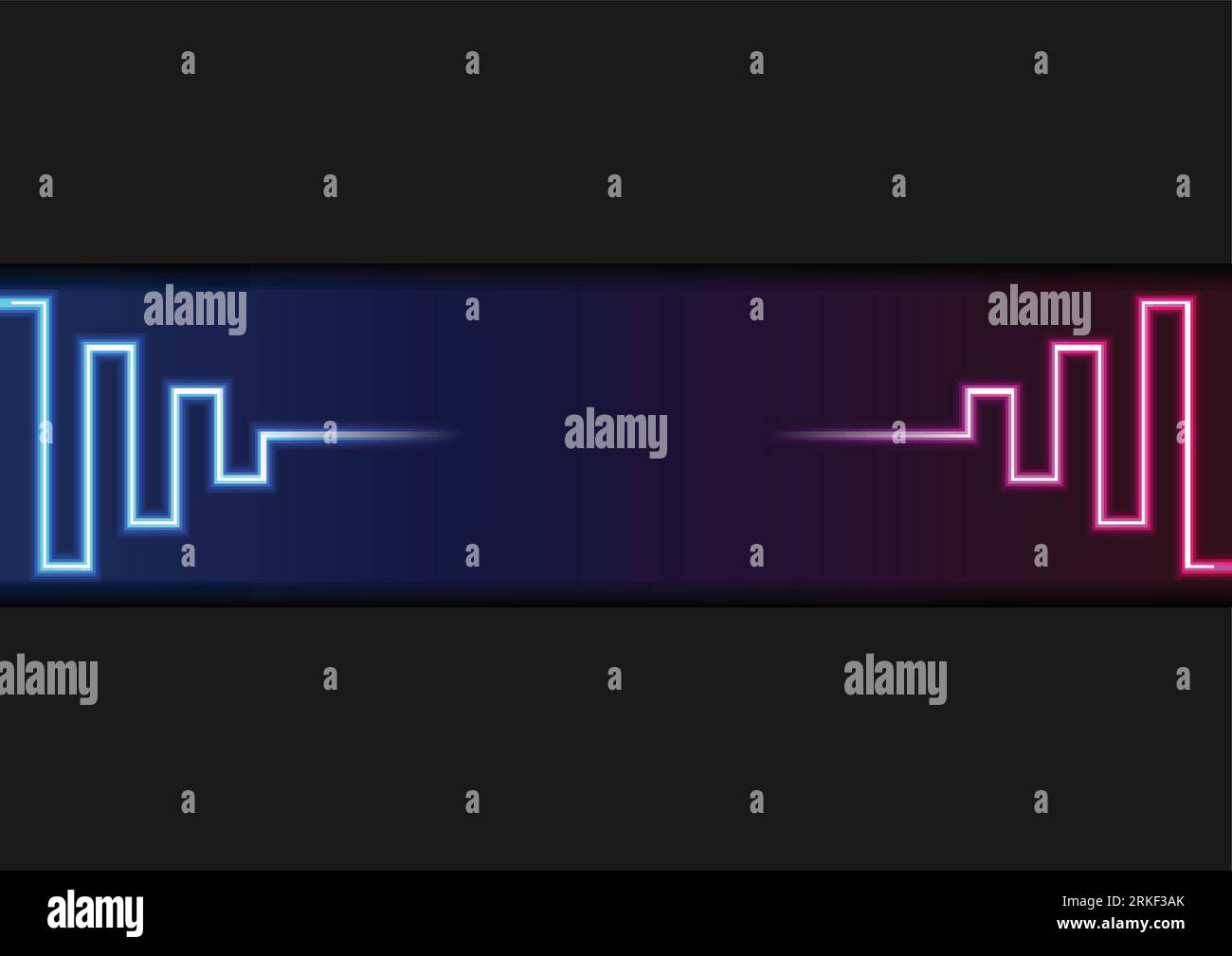 Geometric laser neon lines hi-res stock photography and images - Alamy