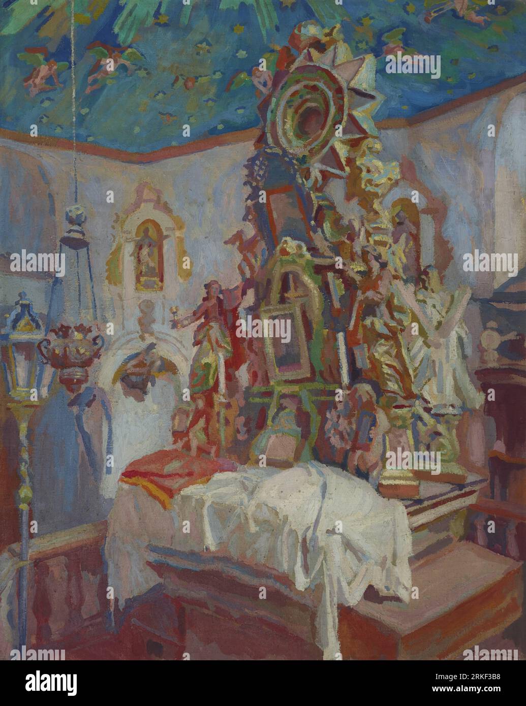 Forgotten Altar between 1910 and 1914 by Stanisław Kamocki Stock Photo ...