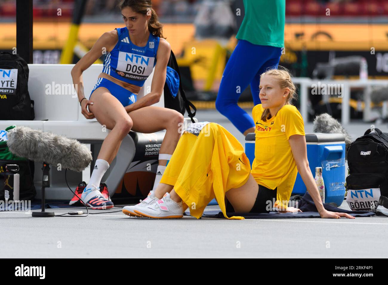 August 25, 2023: Johanna Goering (Germany) during the high jump ...
