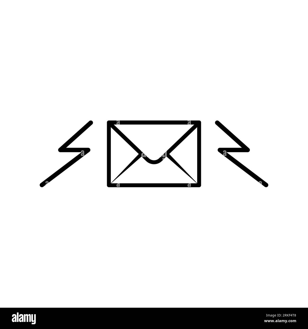 Email icon, vector illustration. Flat design style. vector email icon ...