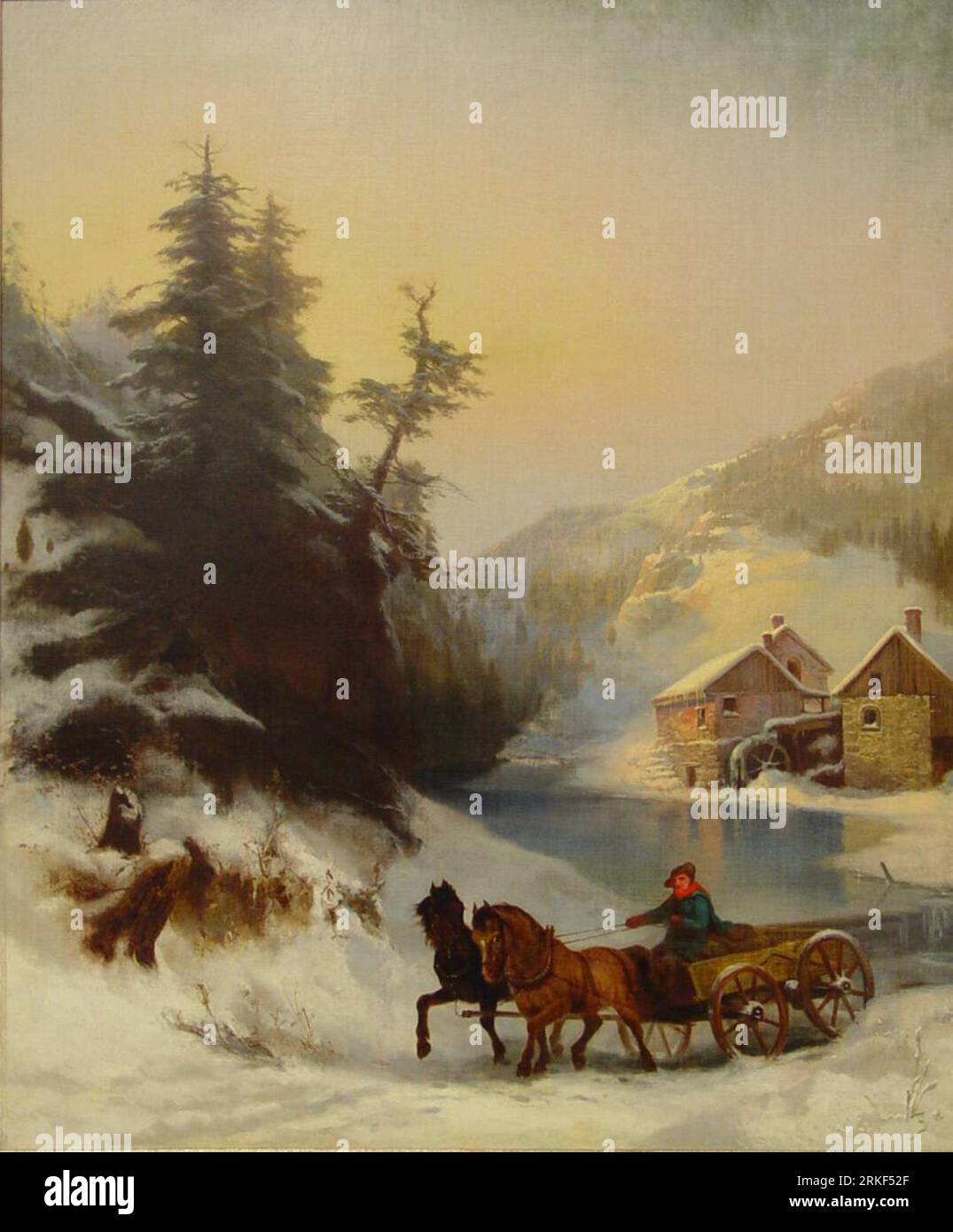 Winter by Francis Devlan Stock Photo - Alamy