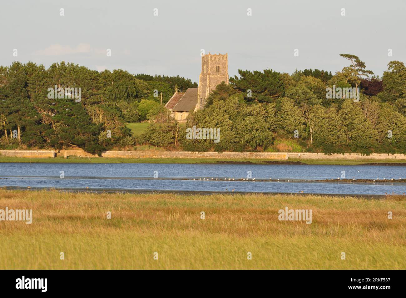 The River Alde below Snape at Iken, Suffolk, England, UK Stock Photo ...