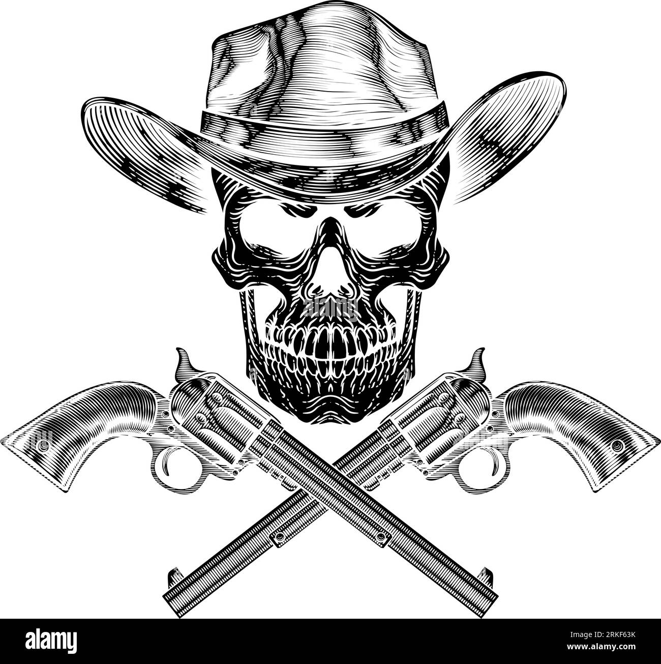 Skull And Cross Guns