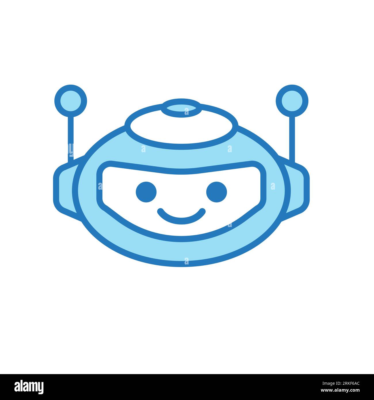 Robot icon robotic chatbot avatar hi-res stock photography and images ...