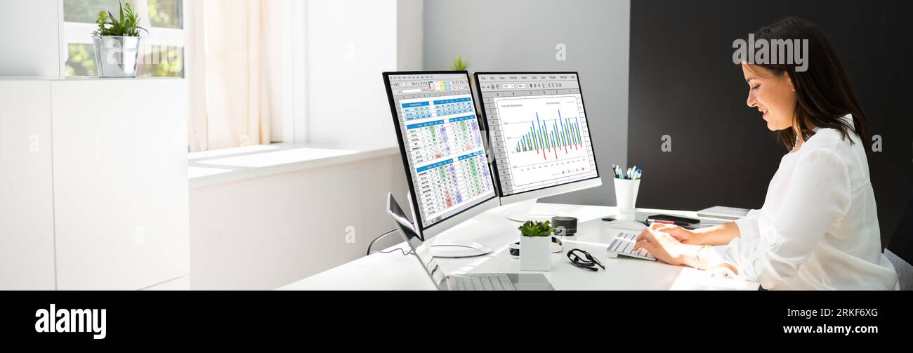 Computer screens data analysis hi-res stock photography and images - Alamy
