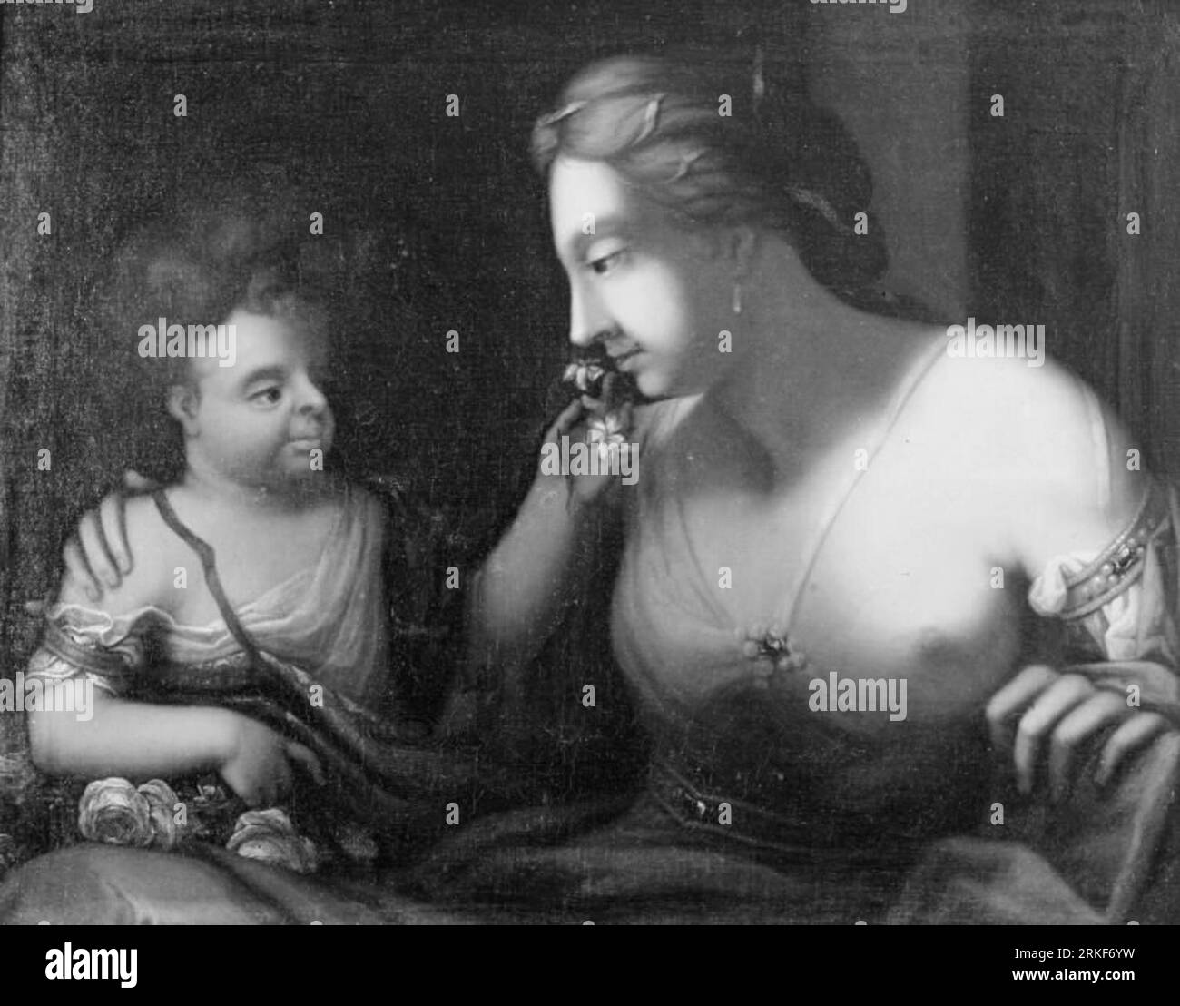 Lader sin moder lugte til nogle blomster hi-res stock photography and ...