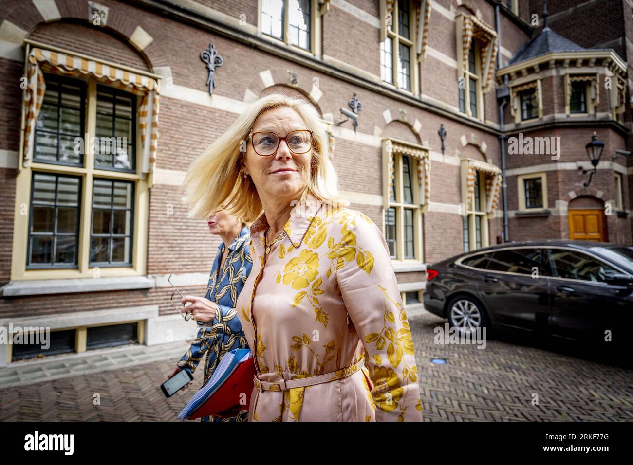 THE HAGUE - Sigrid Kaag Minister of Finance at the Binnenhof prior to ...